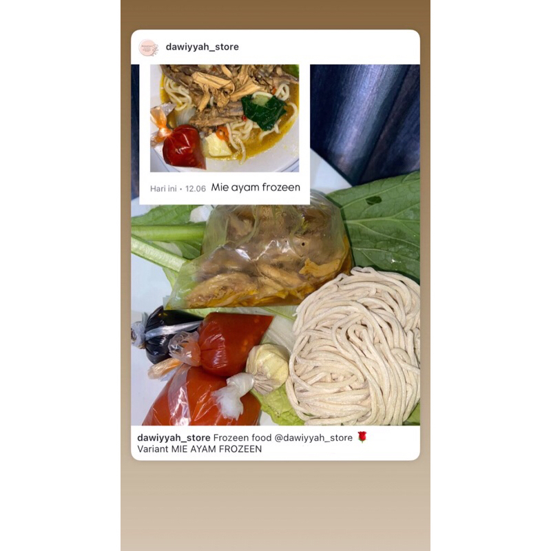 Jual Frozen Food MIE AYAM Dawiyah Store | Shopee Indonesia