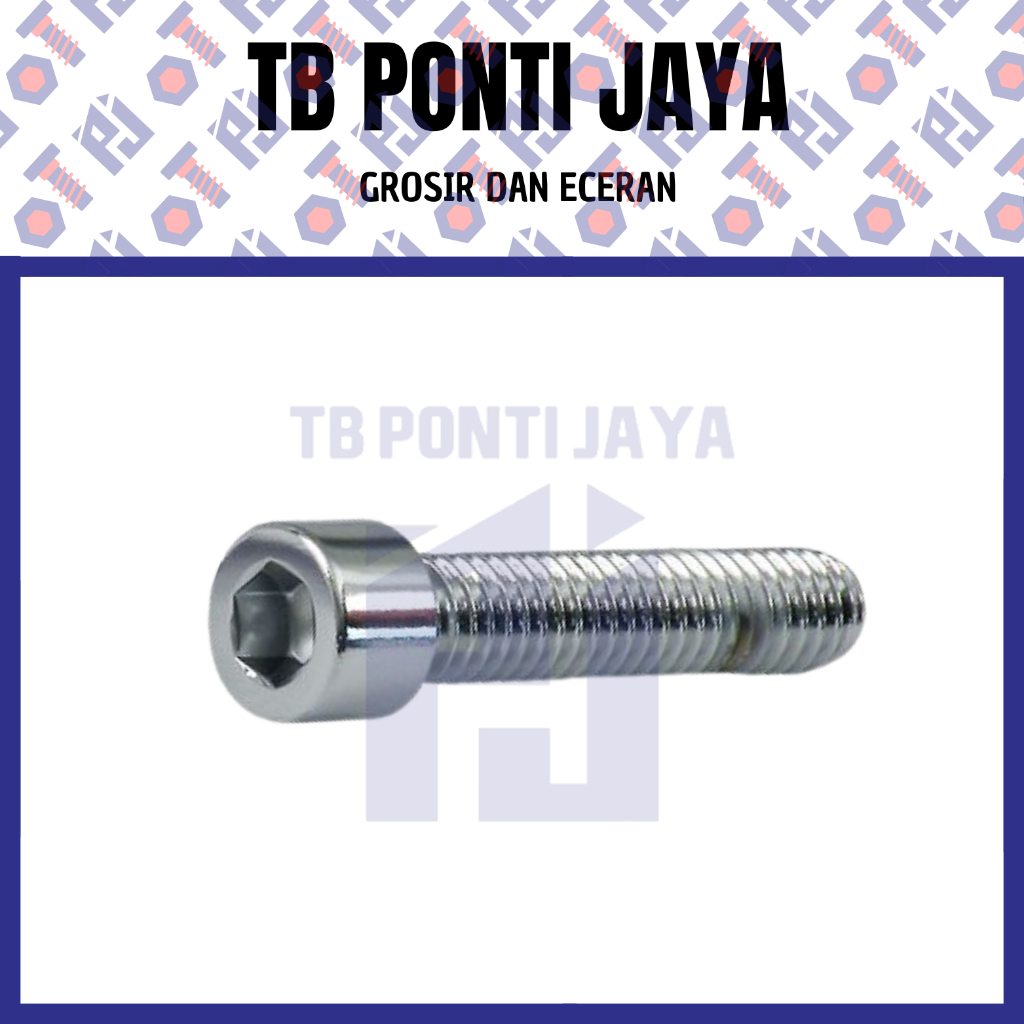Jual Baut L M8 8 x 35 Nekel Chrome Krum / Baut L | Shopee Indonesia