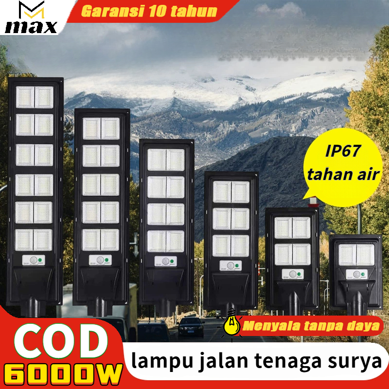 Jual 6000W lampu jalan tenaga surya Manik-manik LED kecerahan tinggi ...