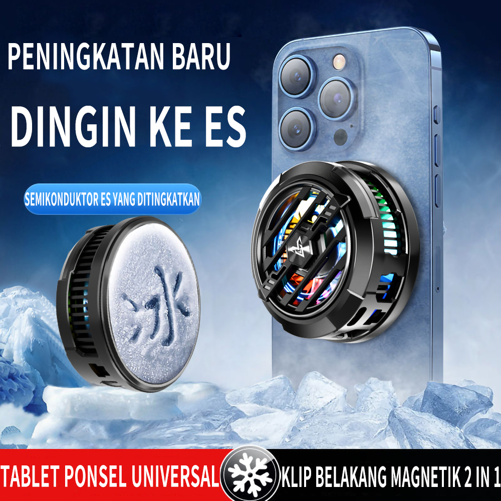 Jual Mobile Fan Cooler Radiator Pendingin HP Gaming Cooling Fan Untuk ...