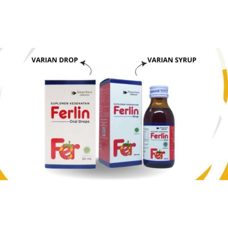 Jual FERLIN DROP DAN SIRUP VITAMIN ZAT BESI ANAK | Shopee Indonesia