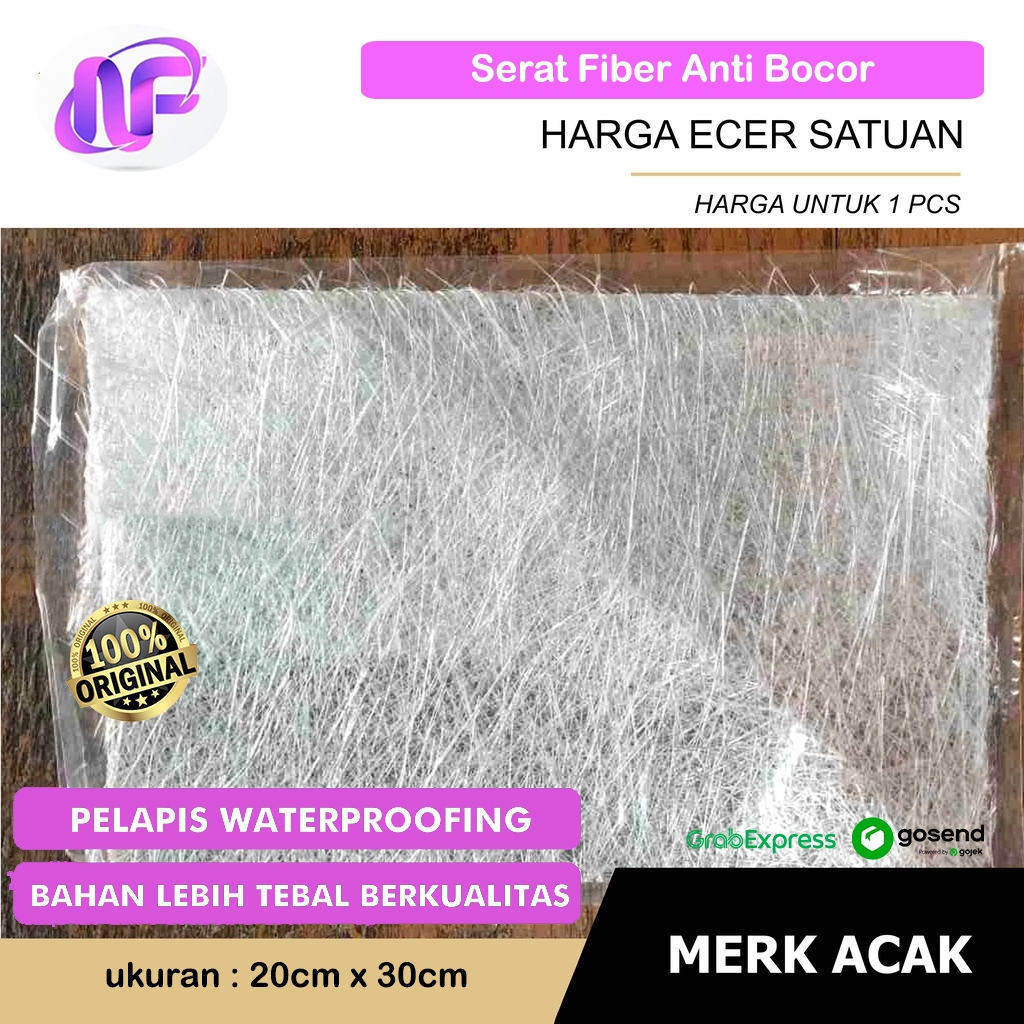 Jual Serat Fiber Anti Bocor Harga Ecer Satuan Pelapis Waterproofing ...