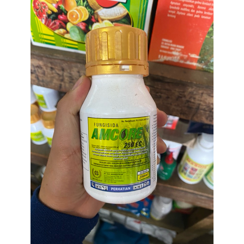 Jual Fungisida amcore 250EC kemasan 250ml difenokonazol 250 g/l ...