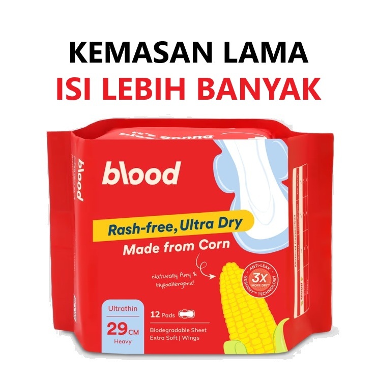 Jual Blood Corn Pads 29 cm Pembalut Wanita Blod Ultrathin Corn Pad 29cm ...