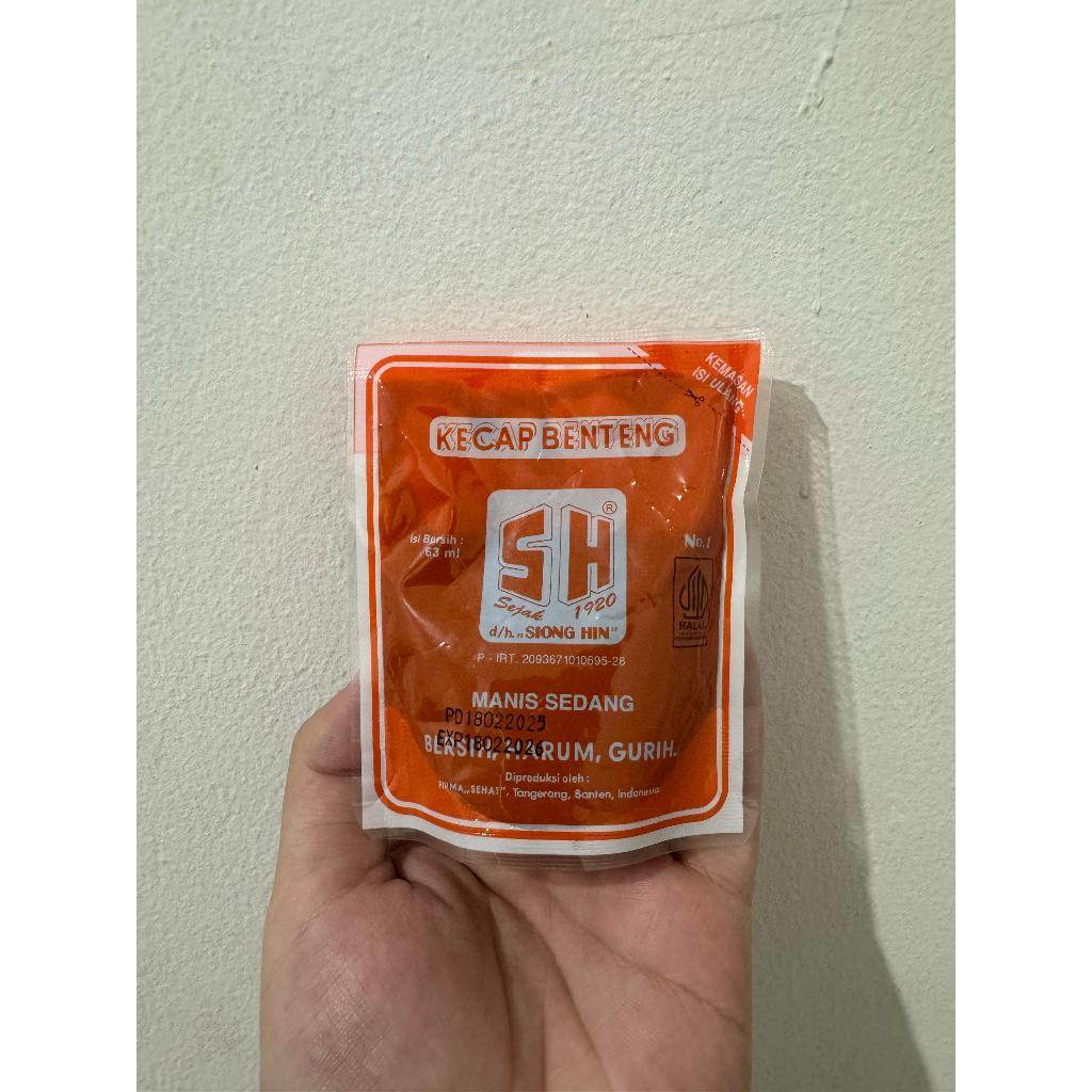 Jual Kecap Manis SACHET SH BENTENG 63ml Ekonomis | Shopee Indonesia
