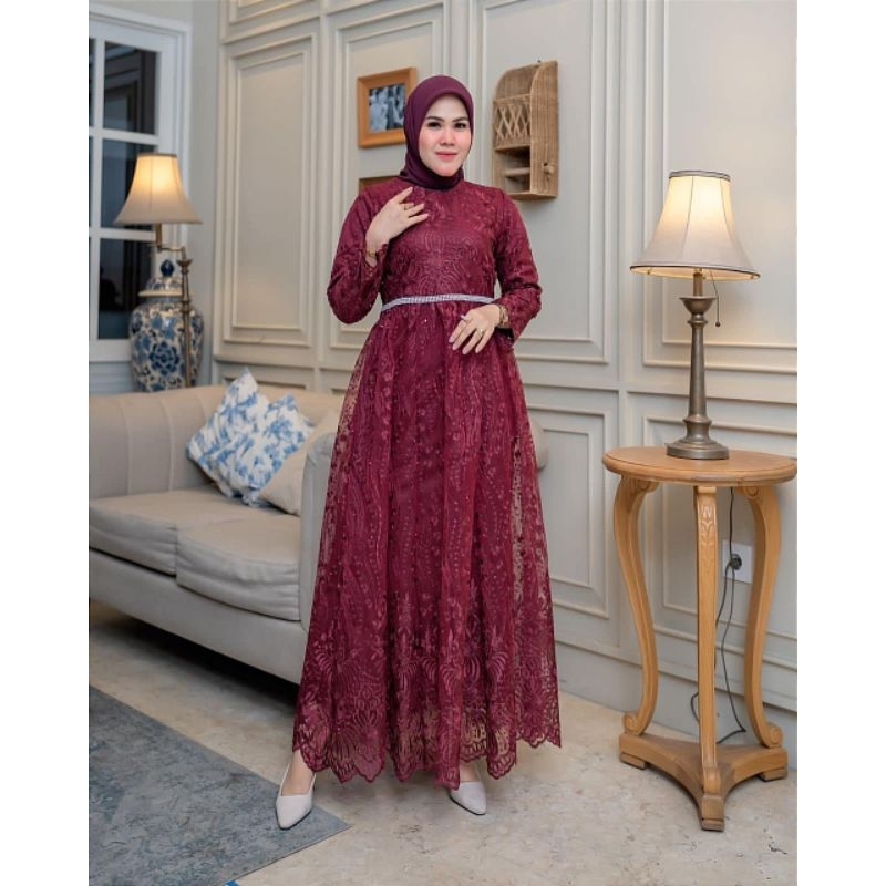 Jual Realpic Gamis Ricis Sparkling Original Butik | Shopee Indonesia