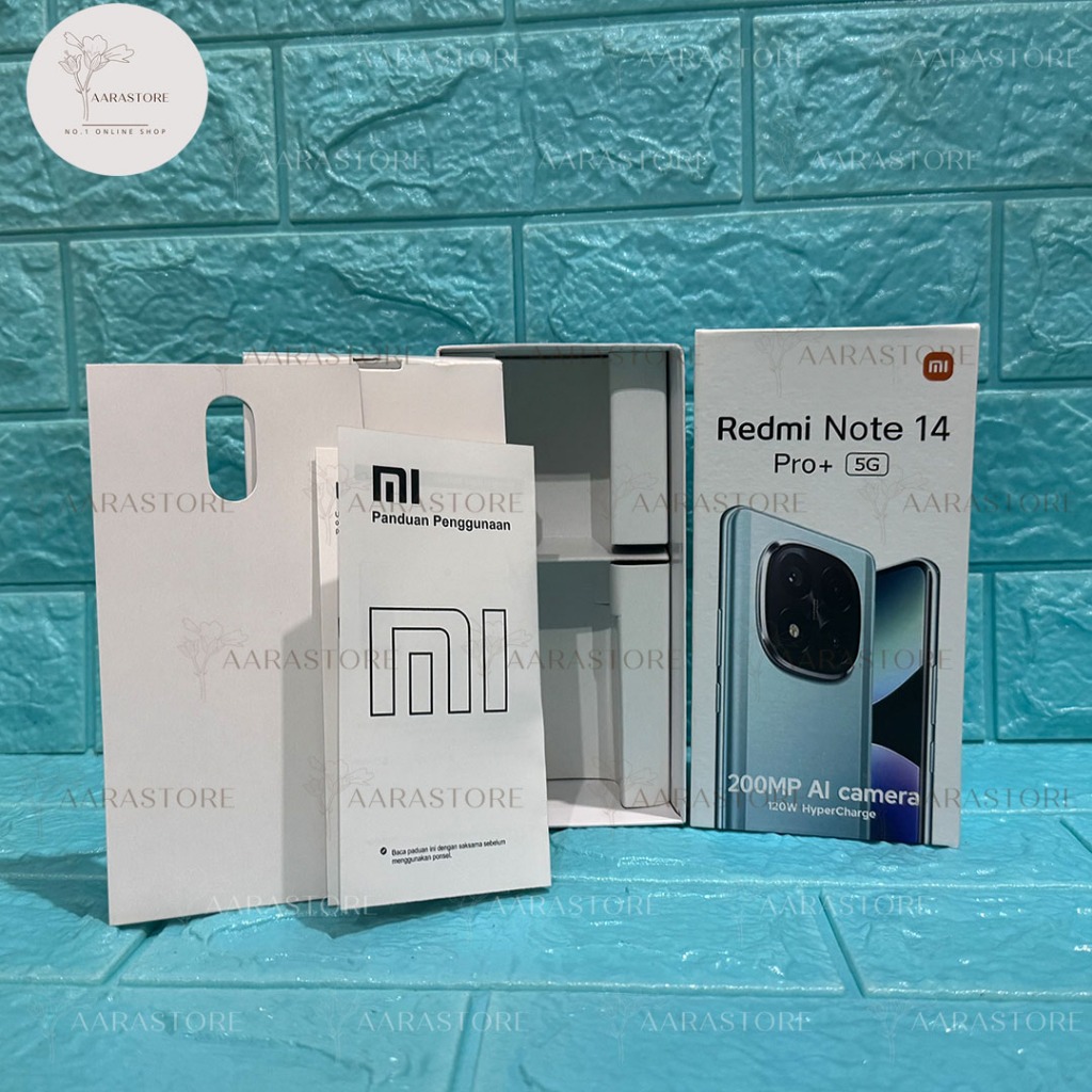 Jual KOTAK / DUS REDMI NOTE 14 PRO+ 5G FREE STIKER & FULL Aksesoris ...
