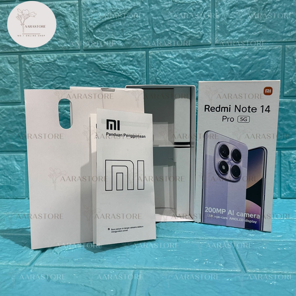 Jual KOTAK / DUS REDMI NOTE 14 PRO 5G FREE STIKER & FULL Aksesoris ...