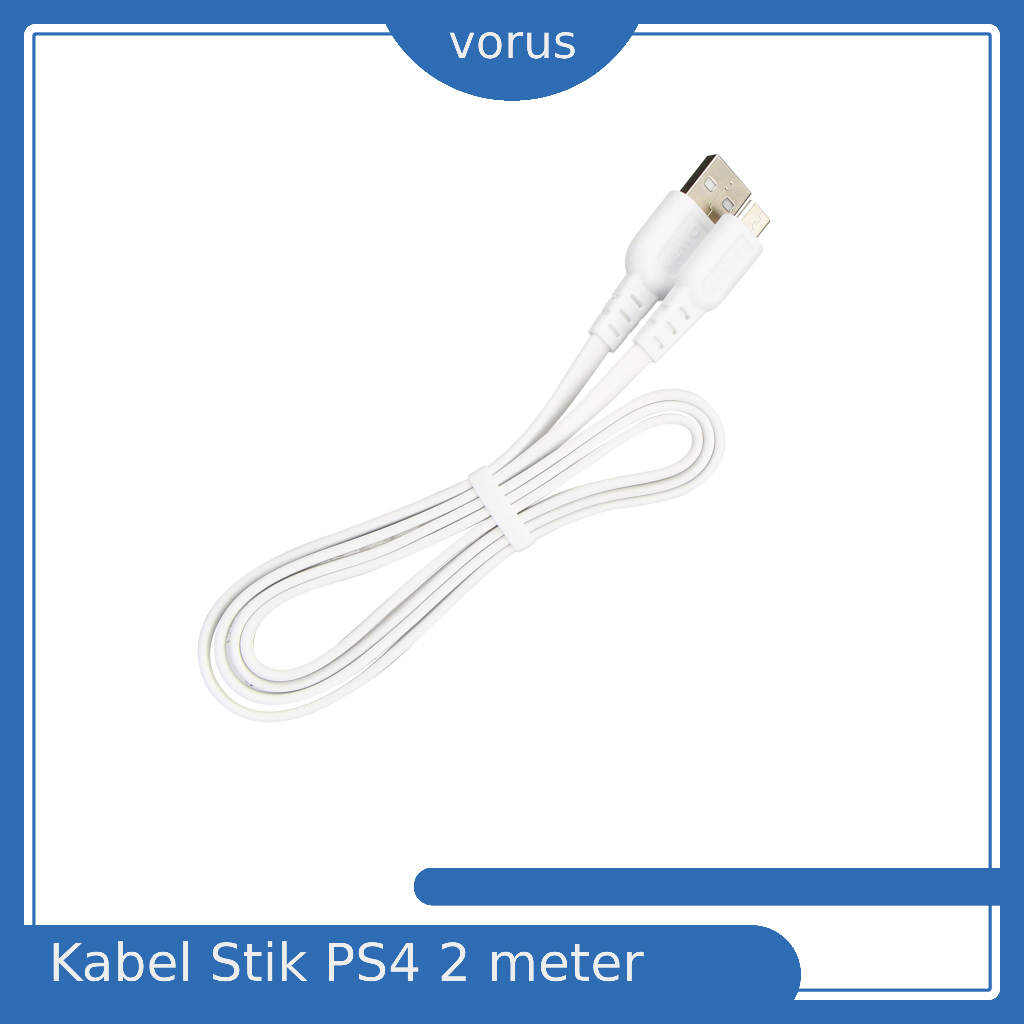 Jual Kabel stik PS4 kabel data micro USB 2 meter | Shopee Indonesia