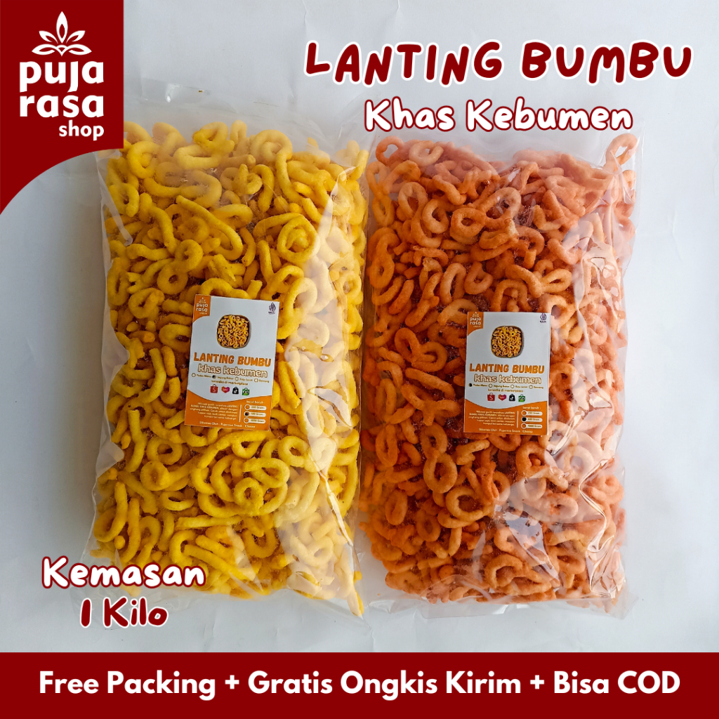 Jual LANTING BUMBU SINGKONG KHAS KEBUMEN 1 KG CEMILAN GURIH RENYAH ...