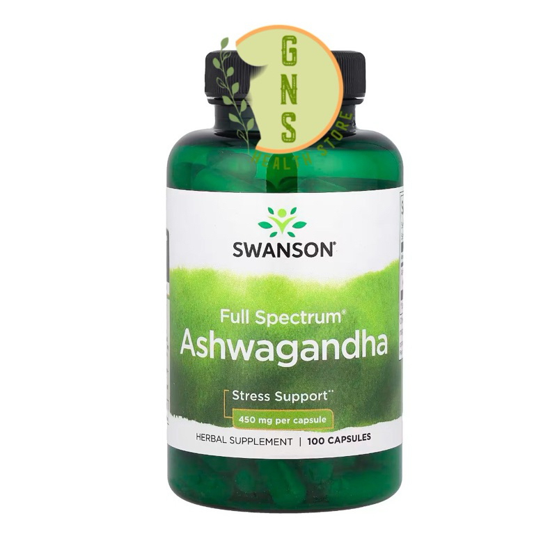 Jual Swanson Full Spectrum Ashwagandha 900 mg Stress Support | Shopee ...