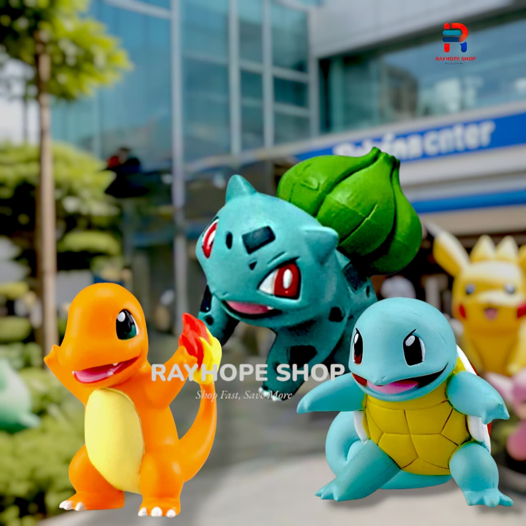 Jual PROMO Takara Tomy Pokemon Moncolle EX Bulbasaur Charmander ...