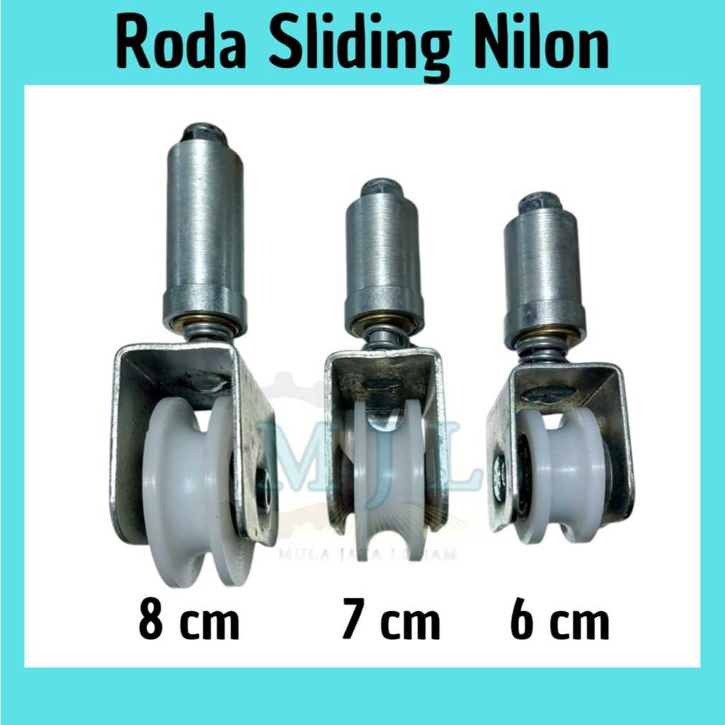 Jual Roda Pagar Sliding Nilon / Roda Sliding Nilon / Roda Pagar Sliding ...