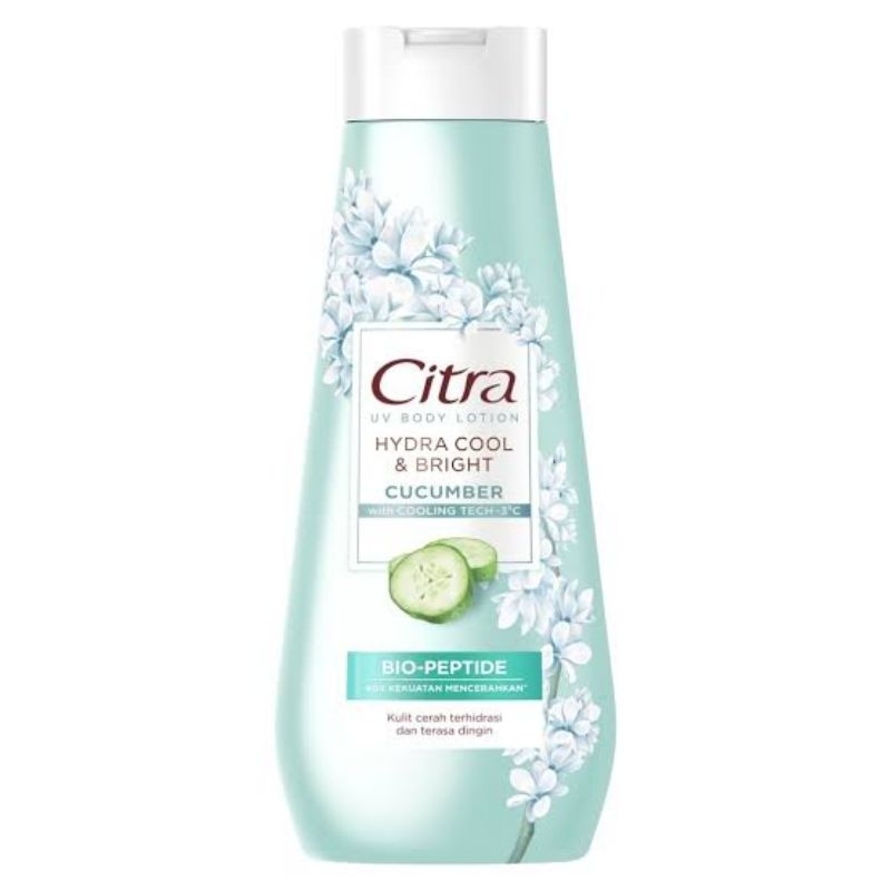 Jual CITRA HYDRA COOL & BRIGHT CUCUMBER 210ml | Shopee Indonesia