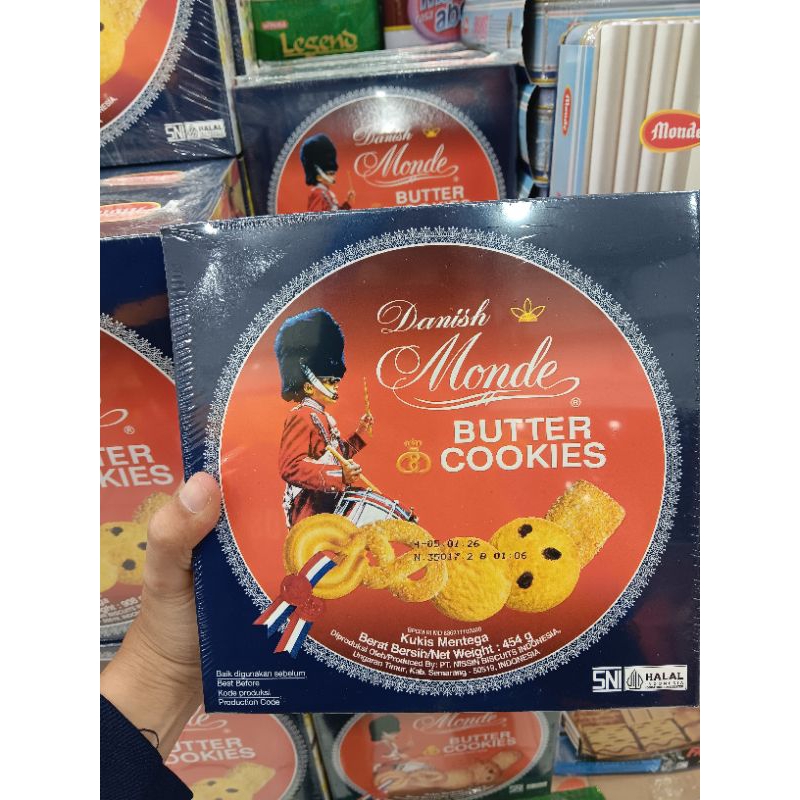 Jual MONDE BUTTER COOKIES 454 GR EXP 2026 | Shopee Indonesia