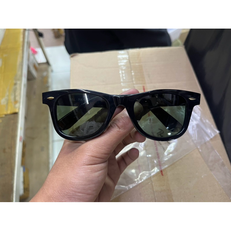 Jual KACAMATA RAYBAN HARD ROCK SERIES CHICAGO HITAM GLOSY LENSA HITAM ...