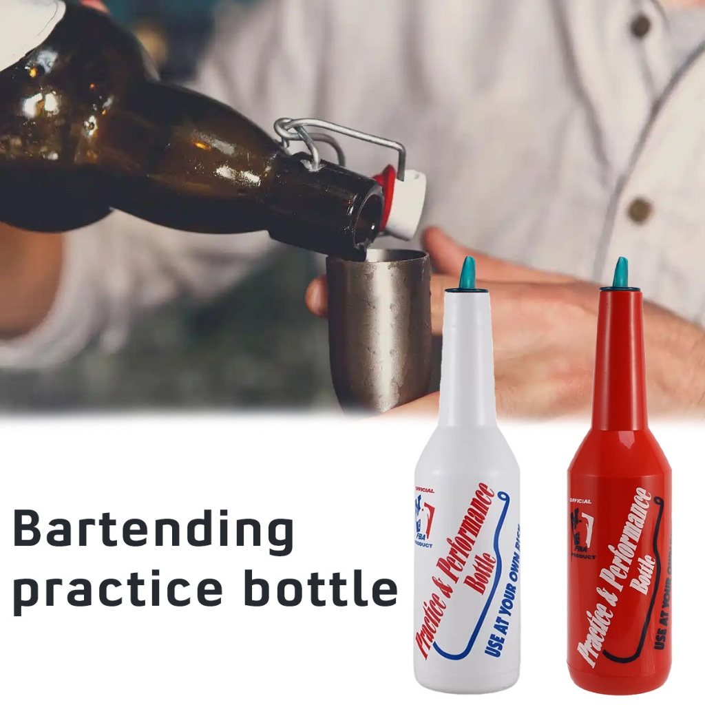 Jual Putih/Merah Botol latihan bartender Botol Juggling Botol latihan ...