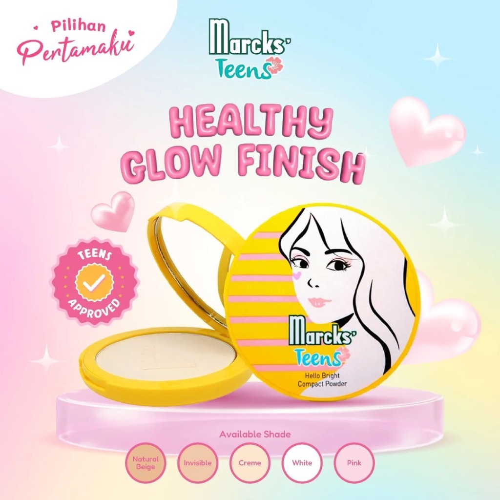 Jual Marcks Teens Compact Powder 12g All Varian | Shopee Indonesia