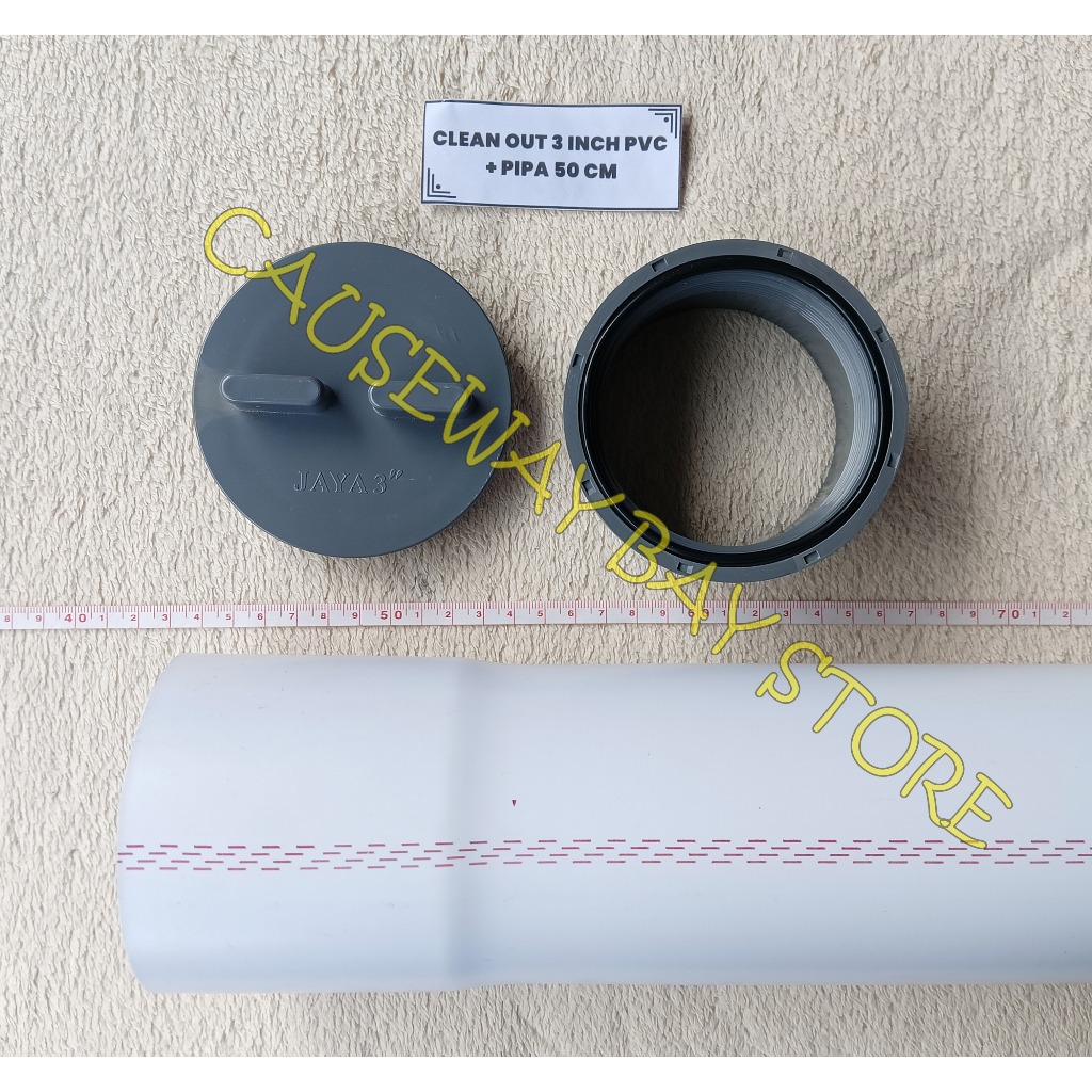 Jual CLEAN OUT 3 INCH PVC + PIPA 50CM | Shopee Indonesia
