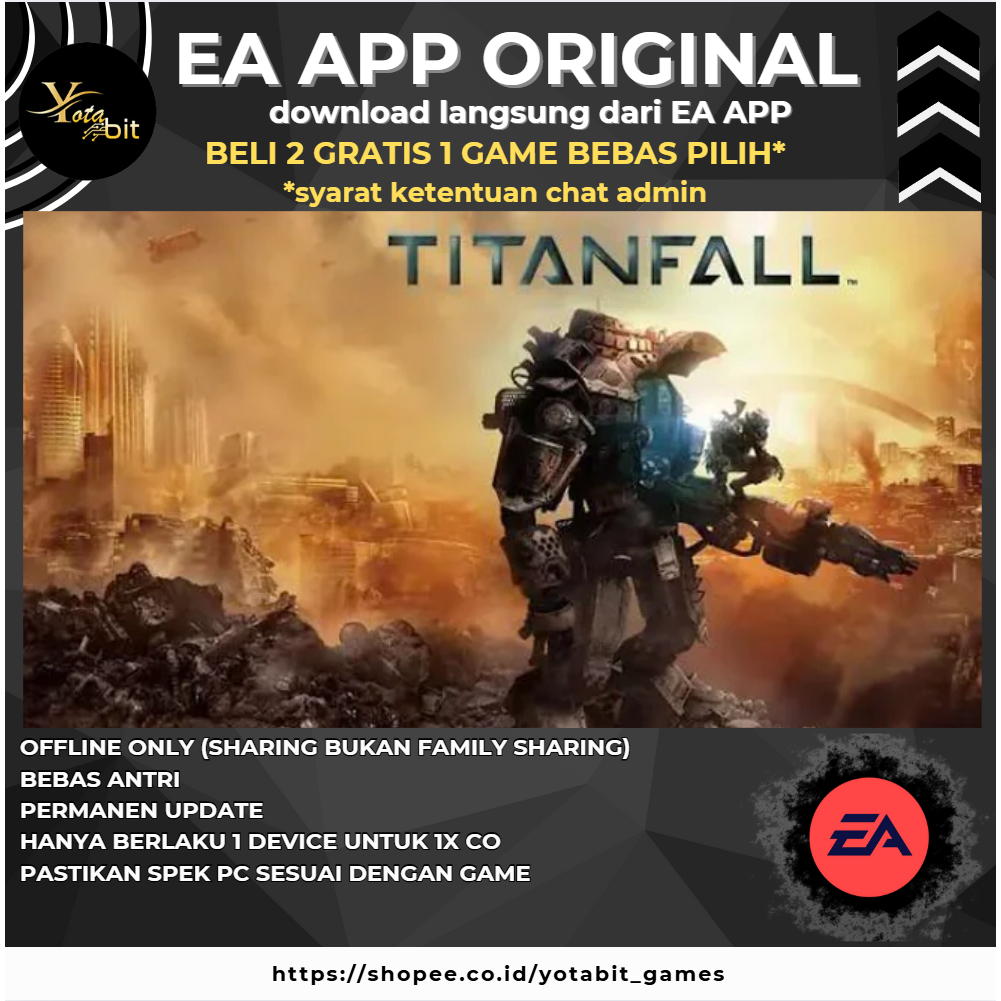 Jual Titanfall 1 PC Game Sharing Original Offline | Shopee Indonesia