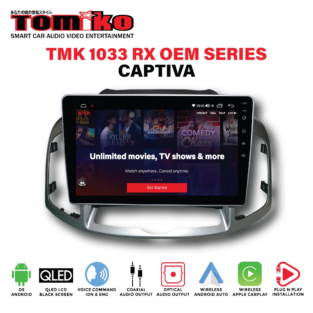 Jual Tomiko Head Unit Android TMK 1033 RX OEM Series for Captiva | Shopee Indonesia