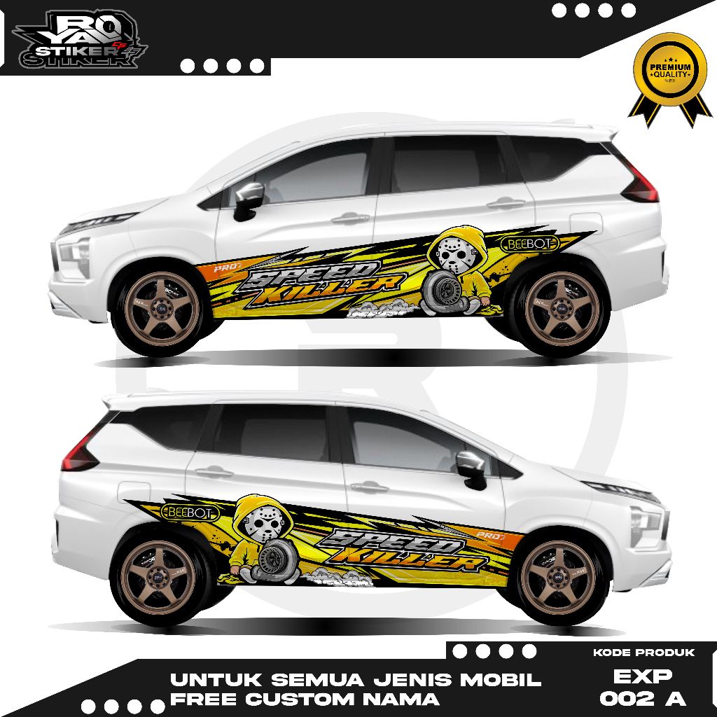 Jual EXP 002-STIKER DECALL DESIGN THAILOOK SEMUA MOBIL,EXPANDER INNOVA ...