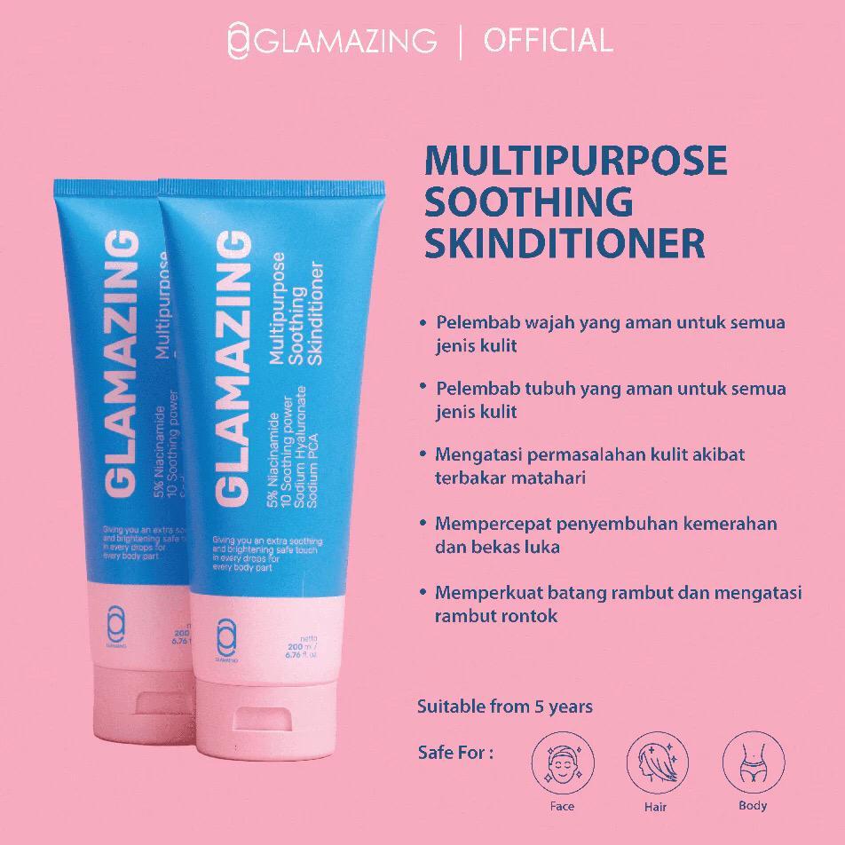 Jual Glamazing Moisturizer Jumbo Niacinide (Grade A) 200 ml | Shopee ...