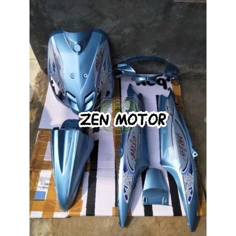 Jual FULLSET BODI MIO LAMA MIO OLD WARNA BIRU LAUT PLUS STRIPING MIO ...