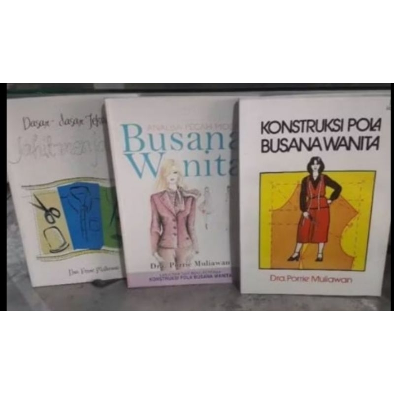 Jual dasar dasar jahit menjahit dan analisa pecah model busana wanita ...