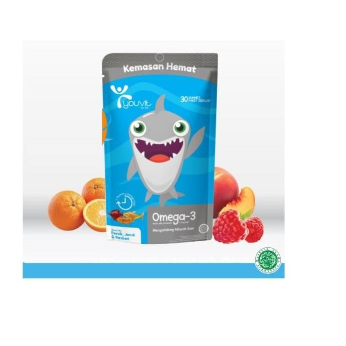 Jual YOUVIT OMEGA-3 KIDS SACH@6 MIX FRUIT | Shopee Indonesia
