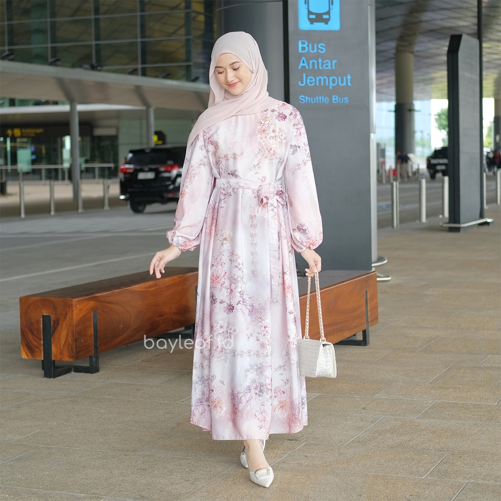 Jual Bayleaf.id Marina Mahalini Maxi Dress | Shopee Indonesia