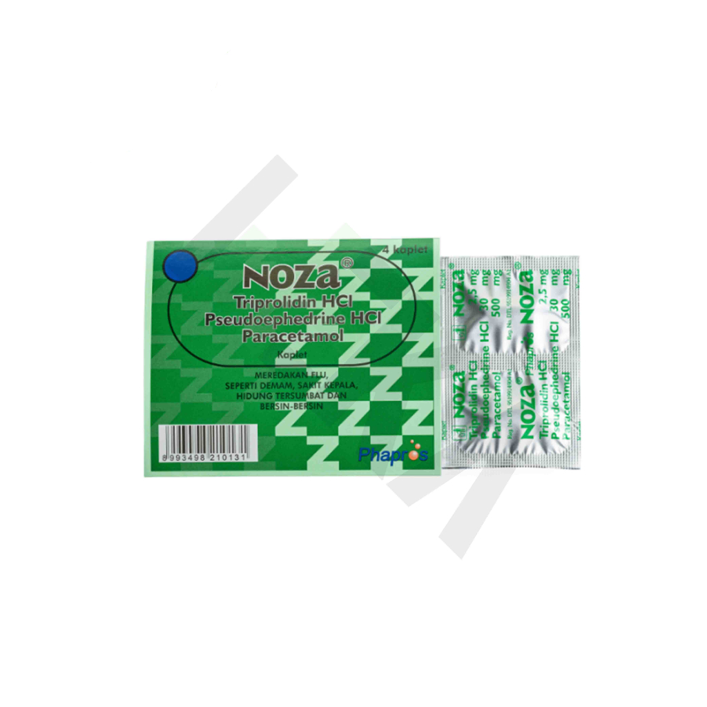 Jual Noza Strip isi 4 Tablet - Obat Flu [Majapahit] | Shopee Indonesia