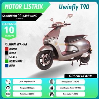 Jual Uwinfly T90 Motor Listrik terbaru 72v 45ah lithium battery ...