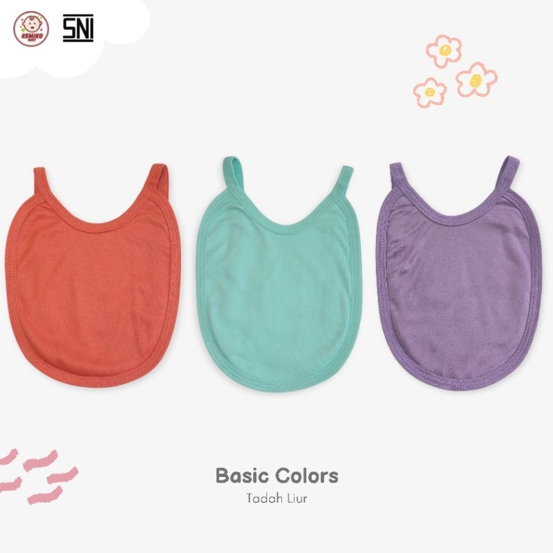 Jual 1pc Tadah liur bayi polos/celemek bayi/slabber | Shopee Indonesia