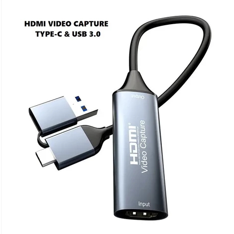Jual HDMI VIDEO CAPTURE- TYPE C (USB C)+USB 2.0 converter 2in1#HDMI ...