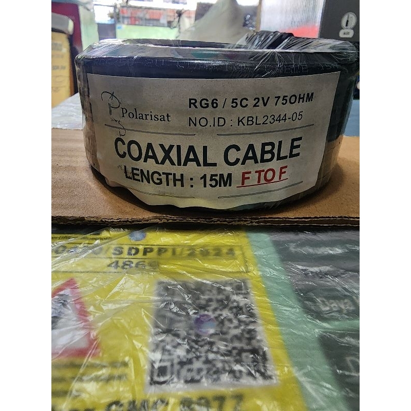 Jual Kabel Parabola Polarisat 15 Meter / Coaxial Cable | Shopee Indonesia