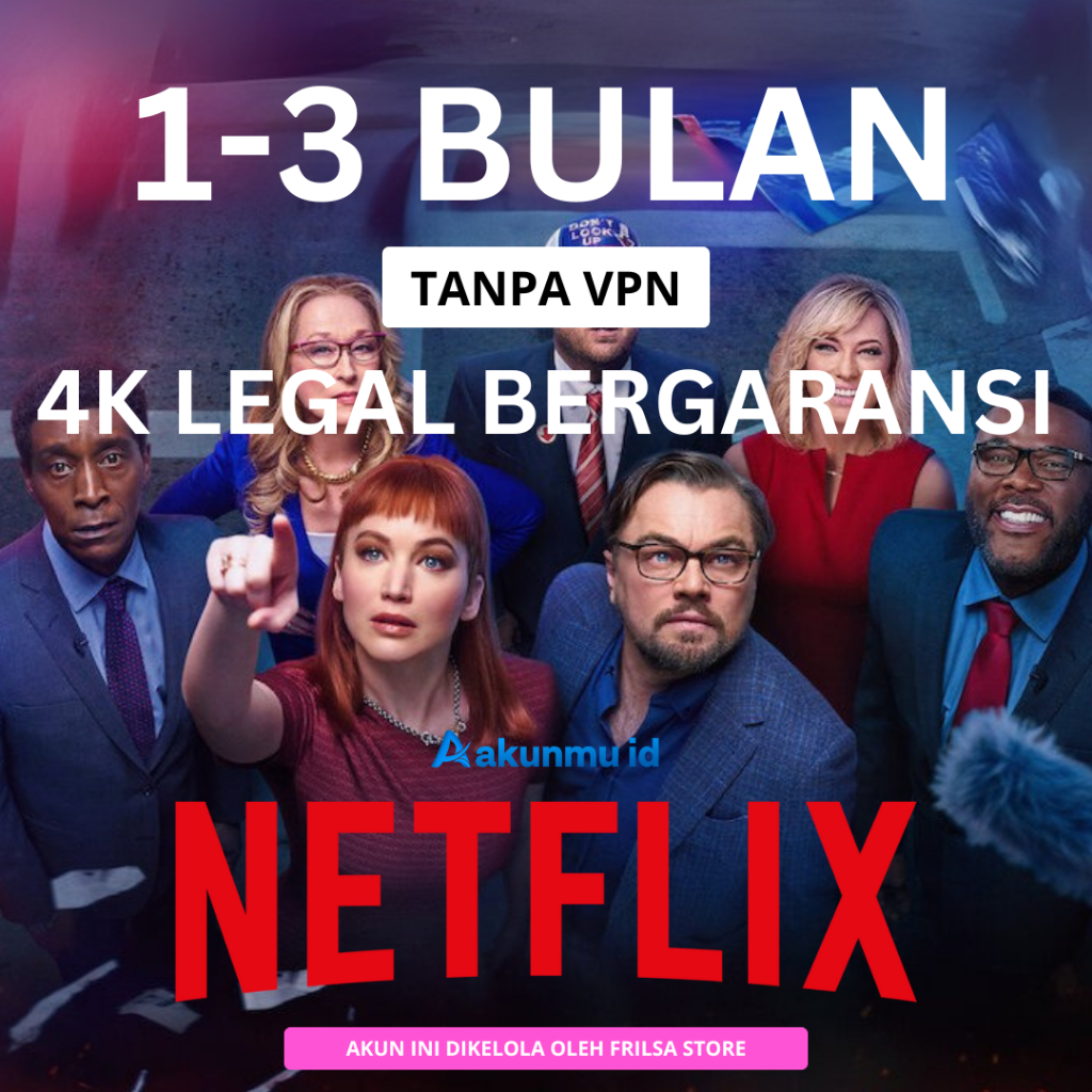 Jual NETFLIXXX 1 BULAN & 3 BULAN 4K UHD PREMIUM GARANSI 100% RESMI MURAH | Shopee Indonesia