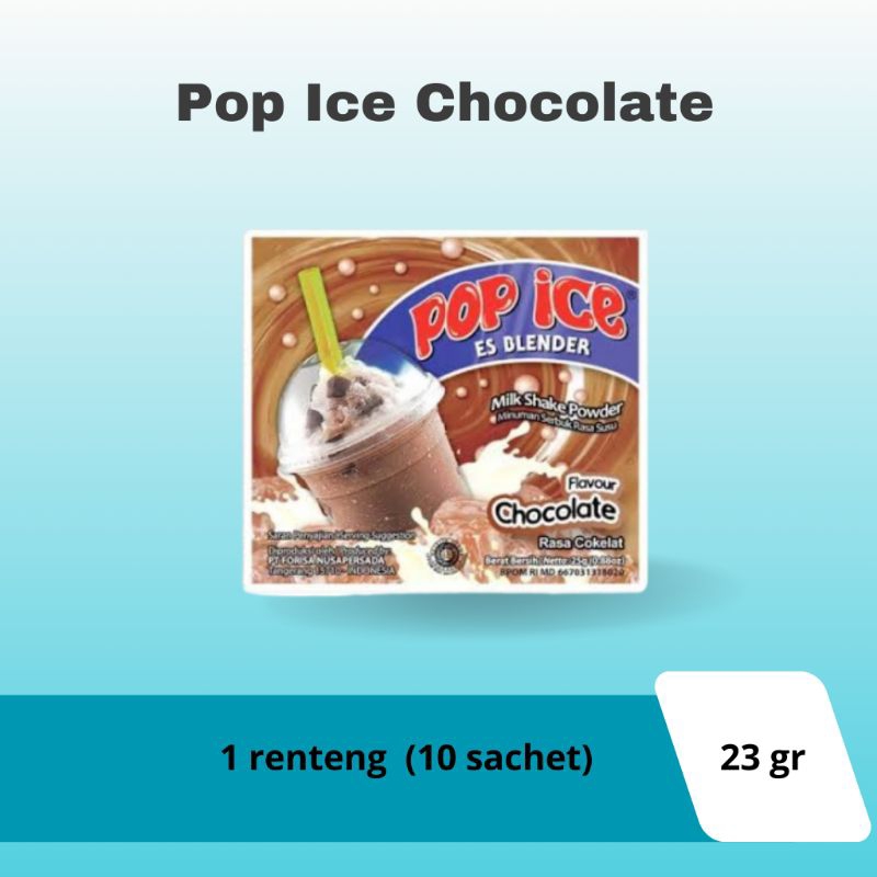Jual Pop ice 1 renteng isi 10 sachet promo grosir 23g | Shopee Indonesia