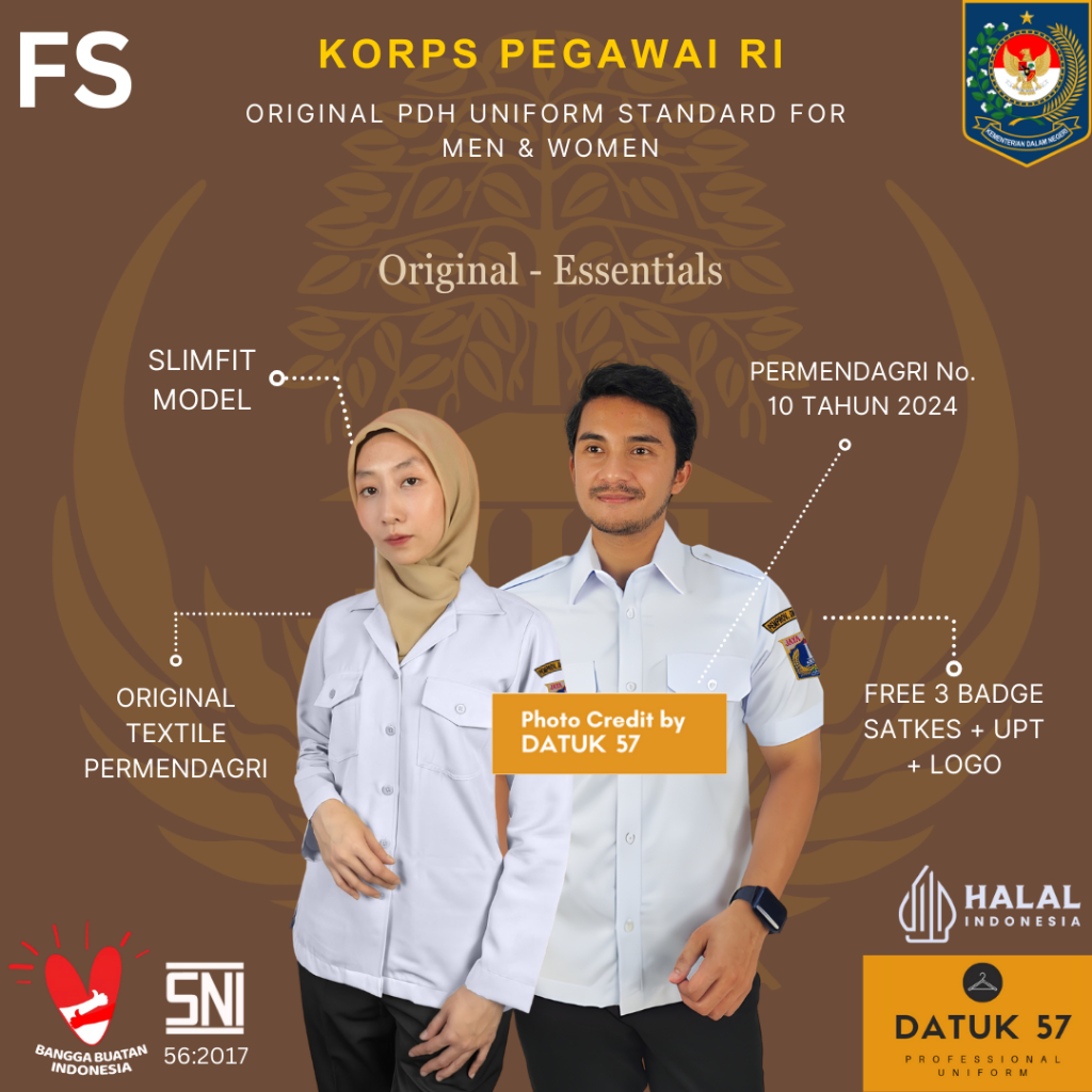 Jual [FULL SET] Original Essentials by Datuk57 : Seragam Setelan Stel ...