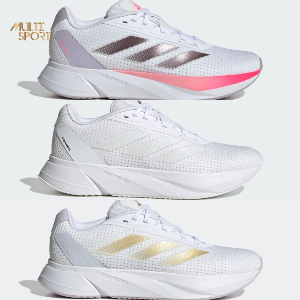 Jual ADIDAS DURAMO SL WOMEN WHITE IF7875 WHITE/PINK IF9465 WHITE/GOLD ...