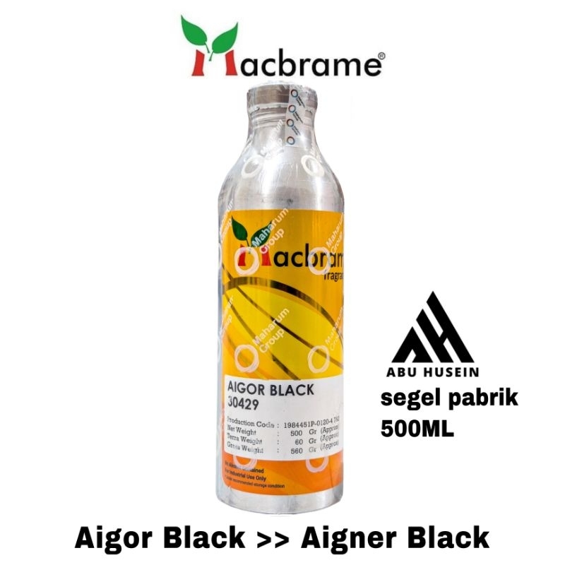Jual AIGOR BLACK // AIGNER BLACK 500ML PRODUK MACBRAME SEGEL PABRIK ...