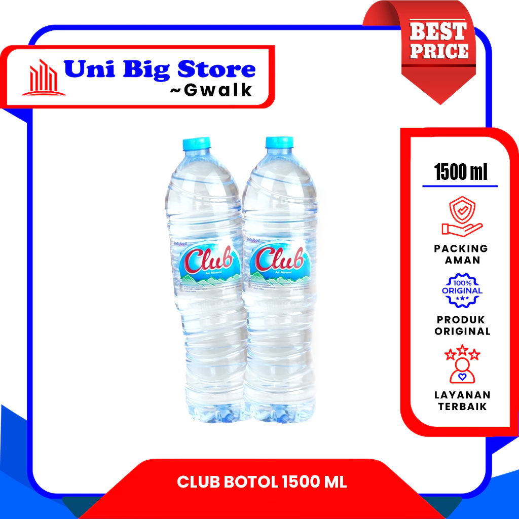Jual CLUB AIR MINERAL BOTOL - 1500 ml | Shopee Indonesia