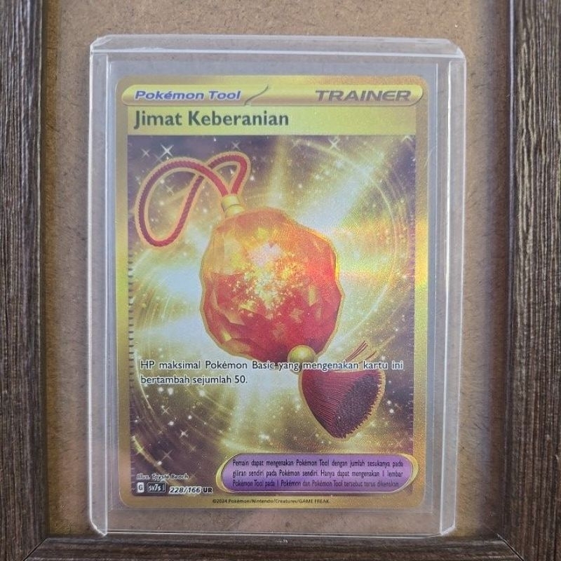 Jual Jimat Keberanian UR Pokemon Tool TCG POKEMON INDONESIA / KARTU ...