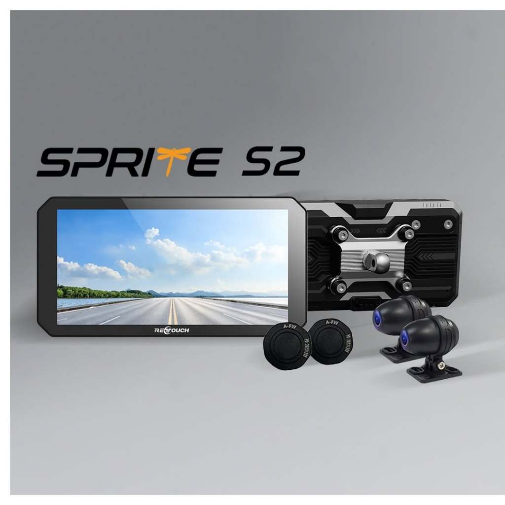 Jual Dashcam Retouch Riding System Sprite S2 Waterproof 2 CMOS Camera 2 ...