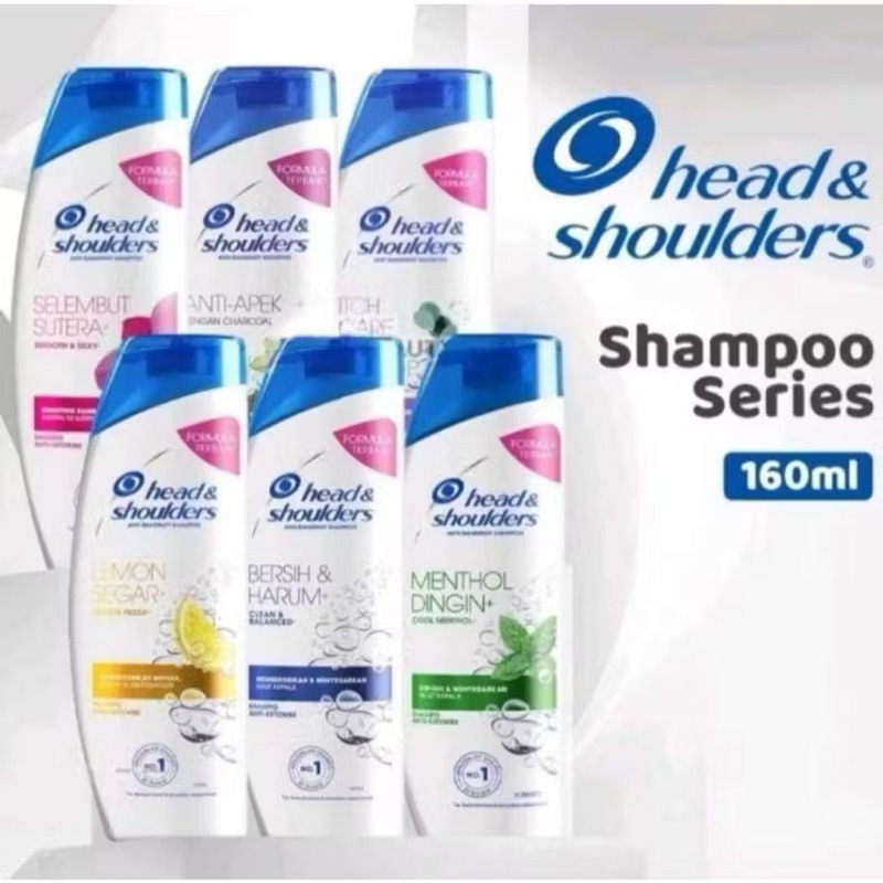 Jual Head And Shoulders Shampoo 160ml - Cool menthol - Selembut sutera ...