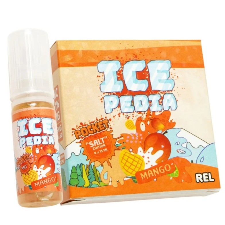 Jual Liquid Pod Icepedia Pocket Mango Salt Nic 10MG 15ML ( 1 Botol ...