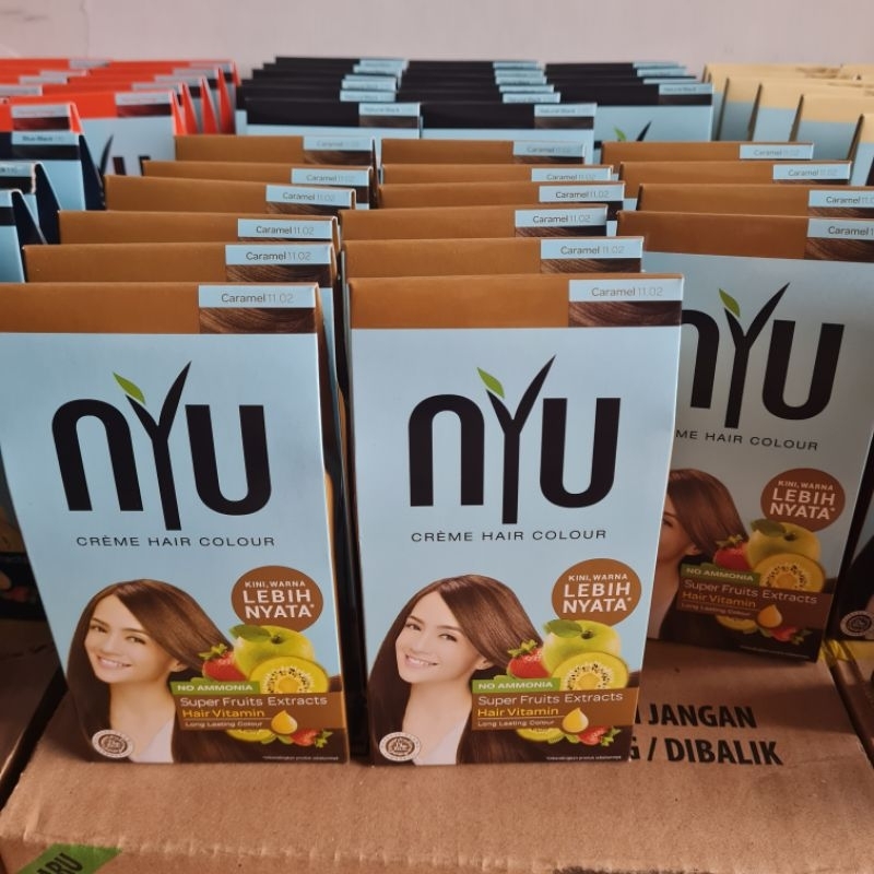 Jual Nyu Creme Hair Colour Box / Pewarna Rambut / Semir Rambut | Shopee ...