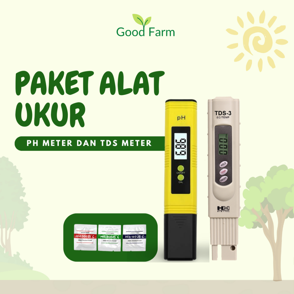 Jual GOODFARM - Paket Alat Ukur pH Meter dan TDS Meter | Shopee Indonesia