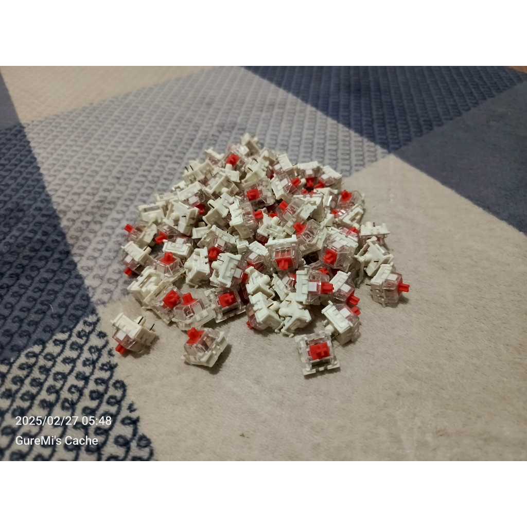 Jual Outemu Red Linear Switch xxgr 3 Pin 87 Pcs Keyboard Mechanical ...
