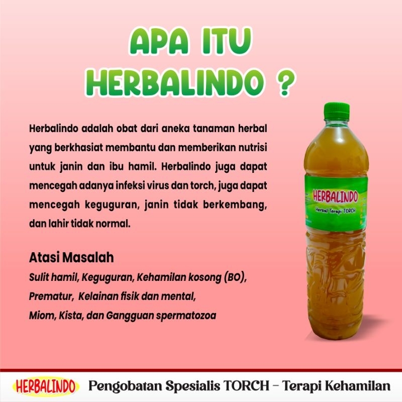 Jual HERBALINDO TORCH | HERBAL KEHAMILAN DAN TORCH | TOXOPLASMA | OTHER ...